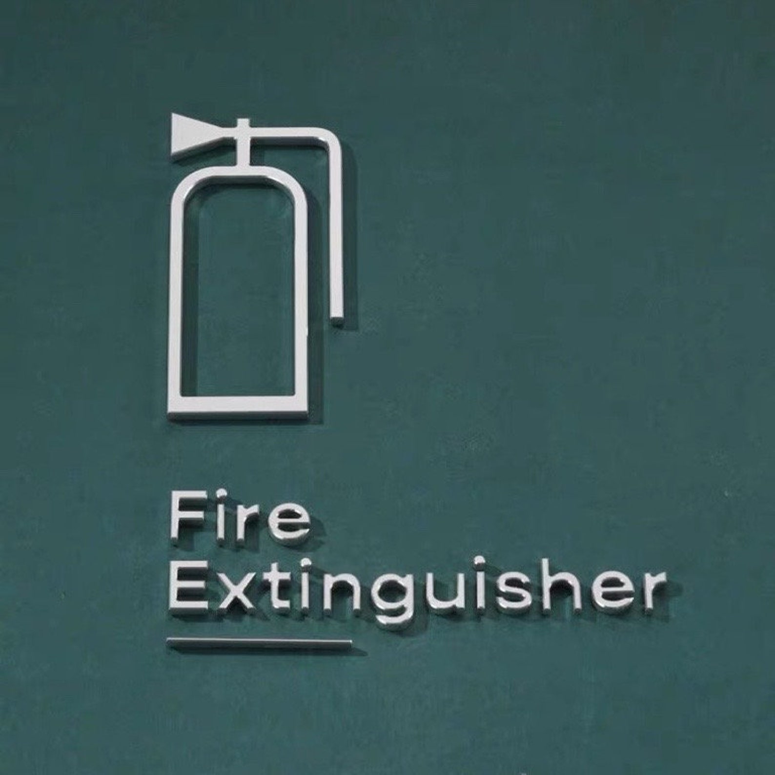 Luxury Matt Surface Aluminium Fire Extinguisher Sign, Fire Hydrant Sign ...