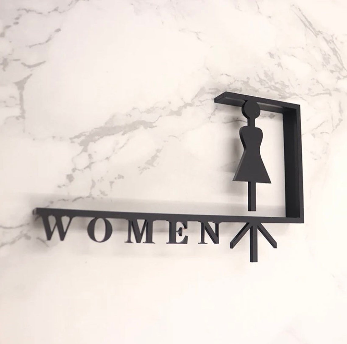 Custom Acrylic Washroom Sign Bathroom Sign Restroom Sign - Etsy