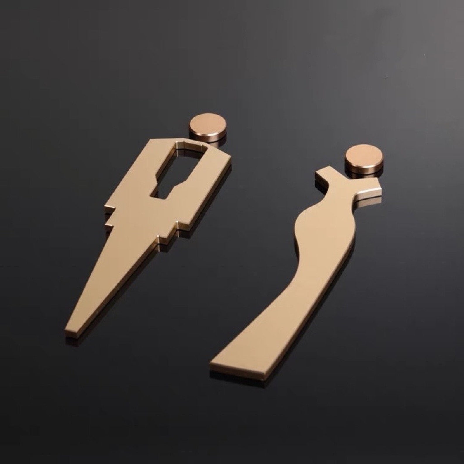 Luxury Aluminium Washroom Sign, Bathroom Sign, Restroom Sign, Toilet ...