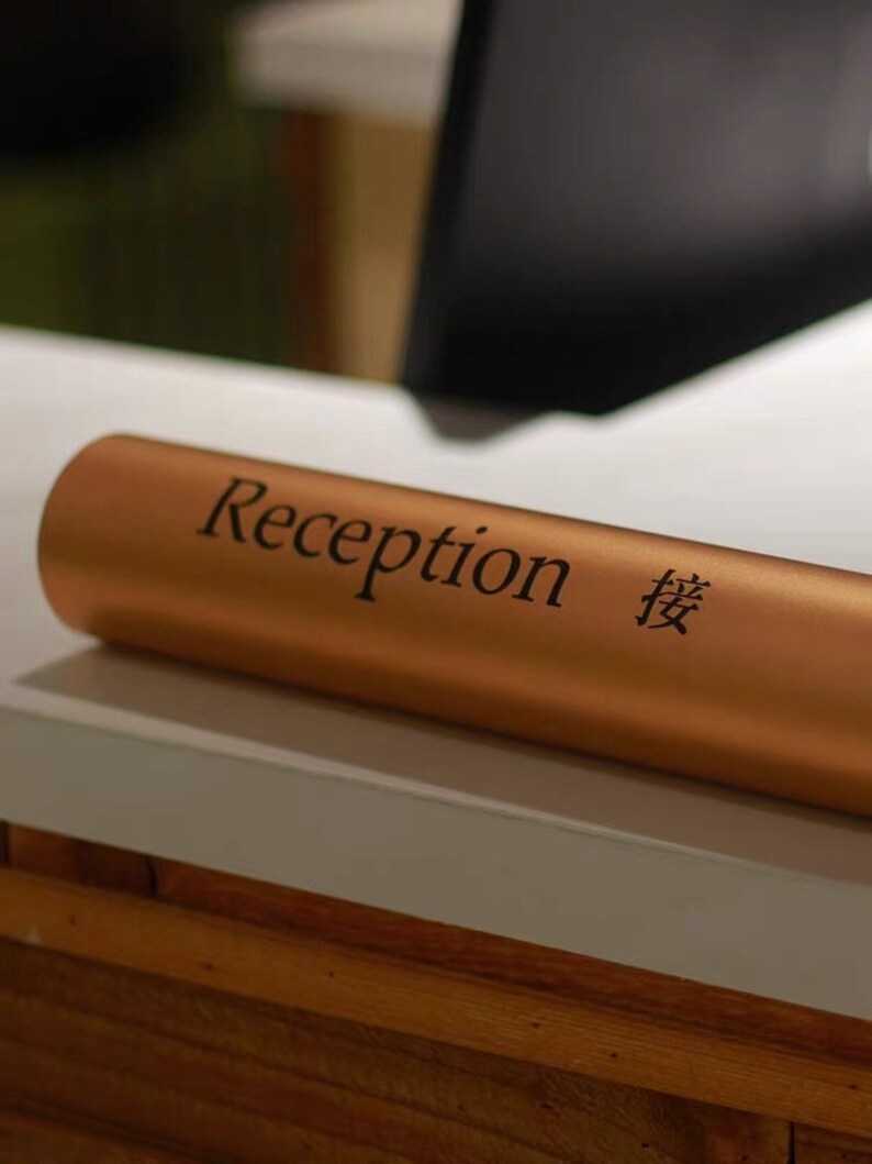 Luxury Aluminium Reception Area Sign Stand, Cashier Sign Stand - Etsy