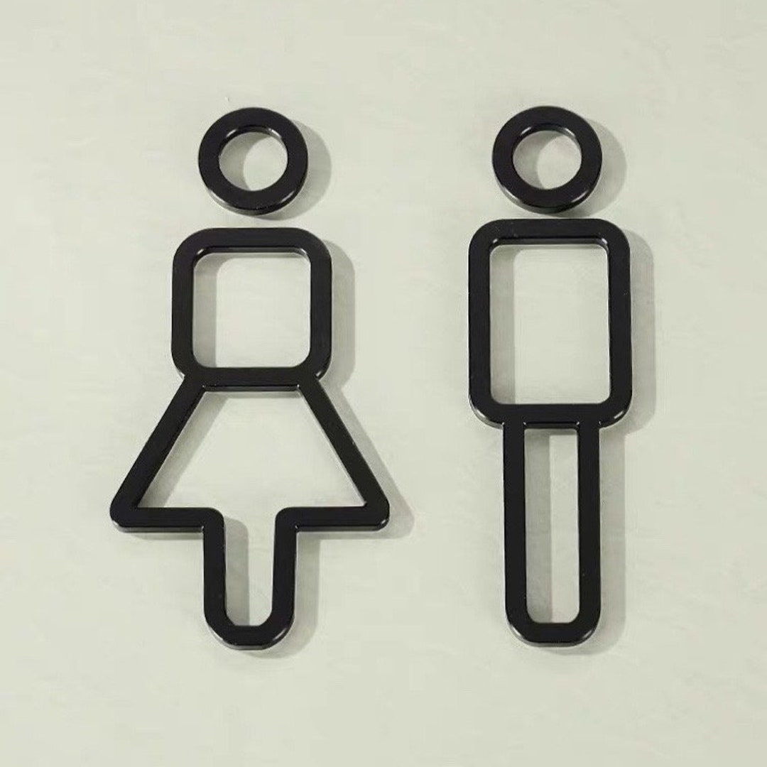 Luxury Aluminium Washroom Sign Bathroom Sign Restroom Sign - Etsy