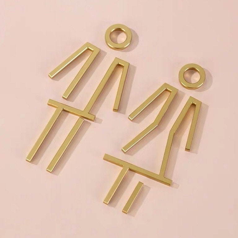 Luxury Aluminium Washroom Sign Bathroom Sign Restroom Sign - Etsy