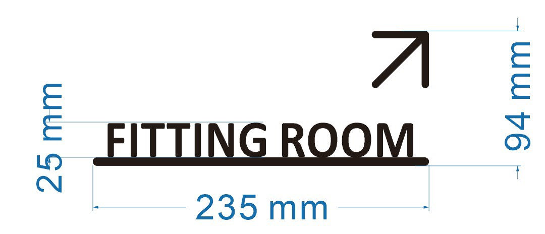 Custom Acrylic Fitting Room Sign, Changing Room Sign - Etsy