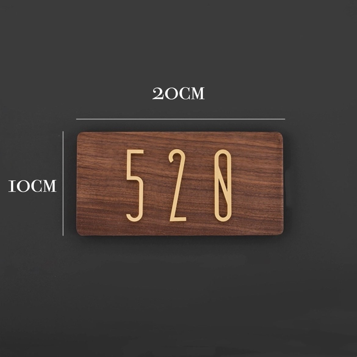 Custom Brass Alphabet Letter or Number Sign, Door Number Sign, Hotel ...