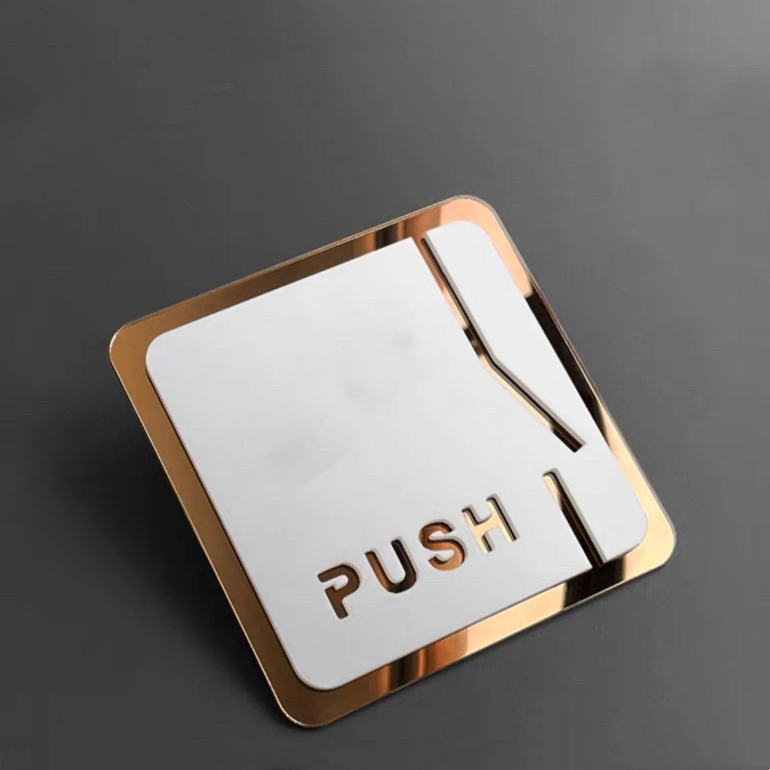 Custom Acrylic Push Pull Door Sign, Floor Sign - Etsy