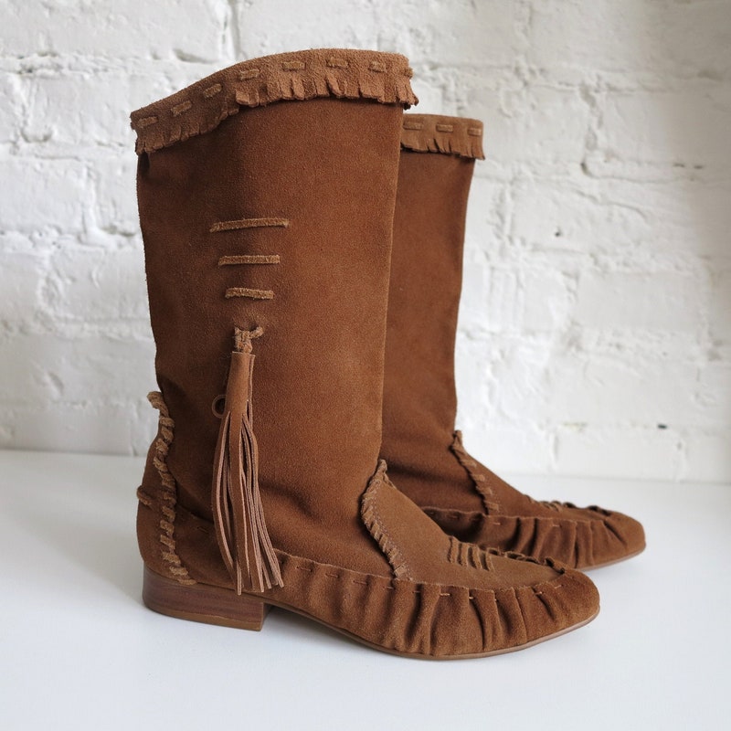 Fringe Boots - Etsy