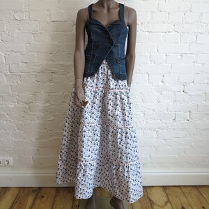 Blue Denim Vest Fitted Jens Waistcoat Country Western Vest - Etsy