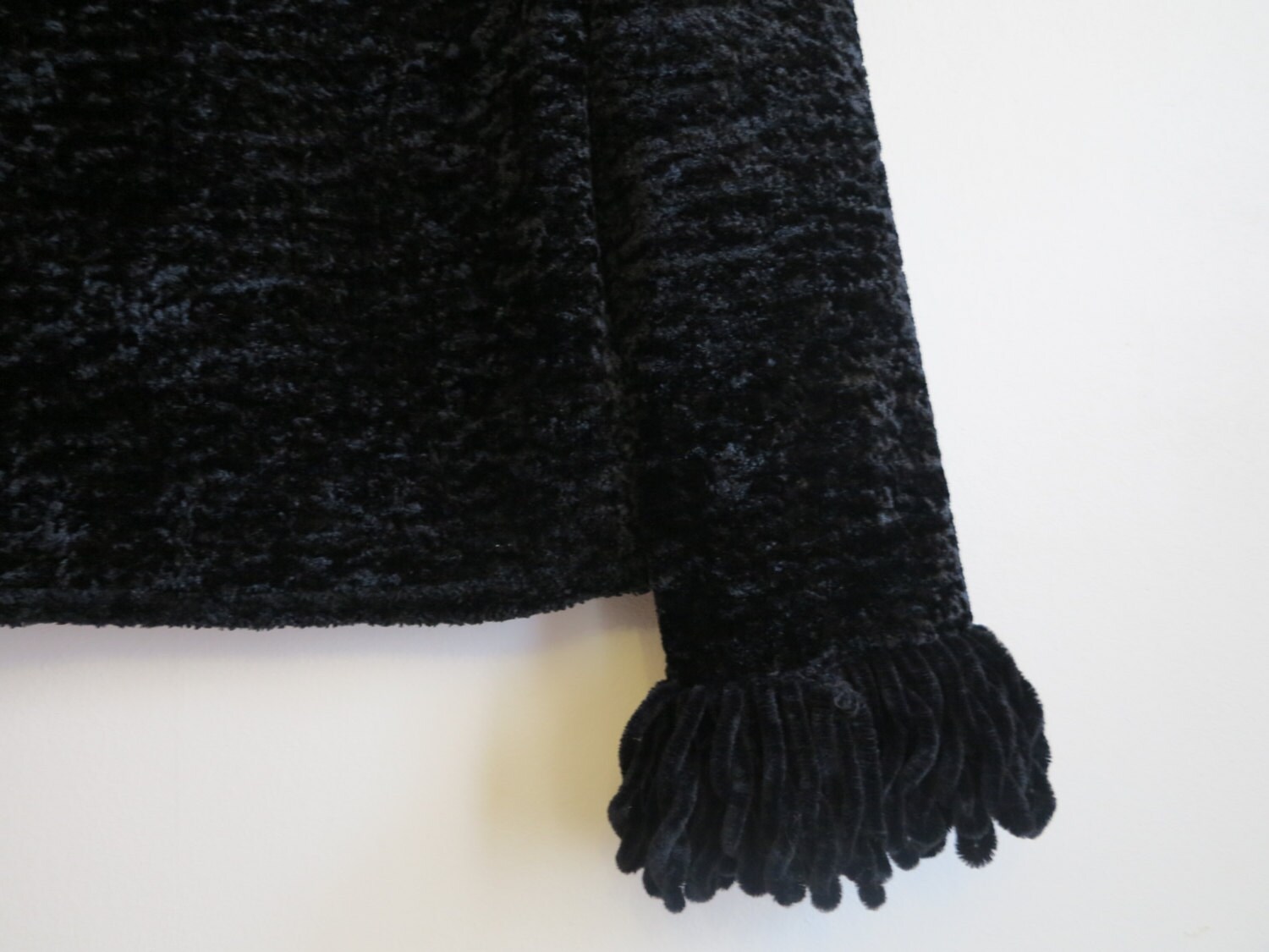 Black Velvet Top Black Velvet Blouse Velvet Sweater Black - Etsy