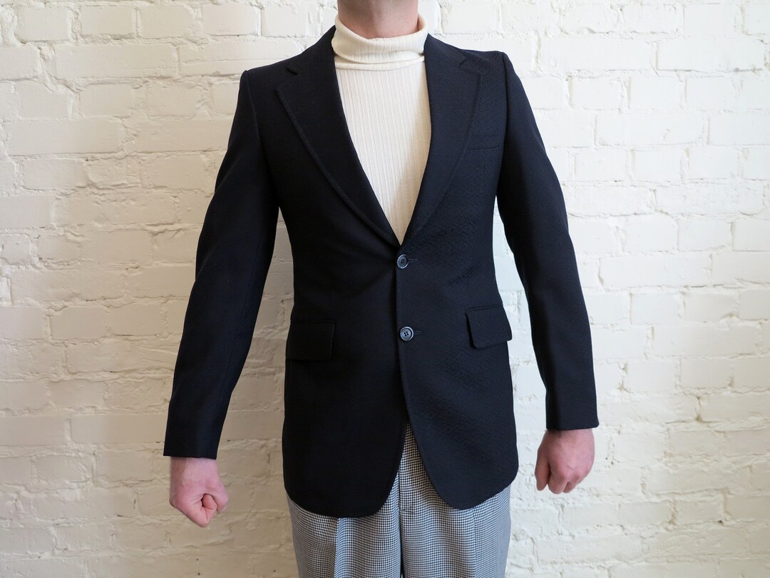 TREVIRA Jacket Made by TURO Finland Vintage Classic Mens Jacket Dark ...