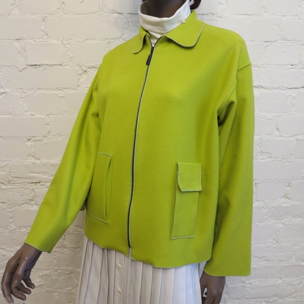 Lime Green Jacket - Etsy