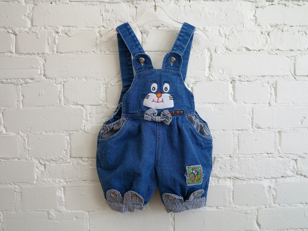 Kids Overall Toddler Baby Overall Blue Denim Overall Shorts Kids Romper ...