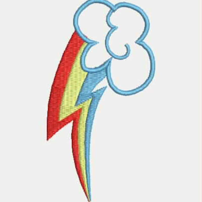 Rainbow Dash Cutie Marks - Etsy