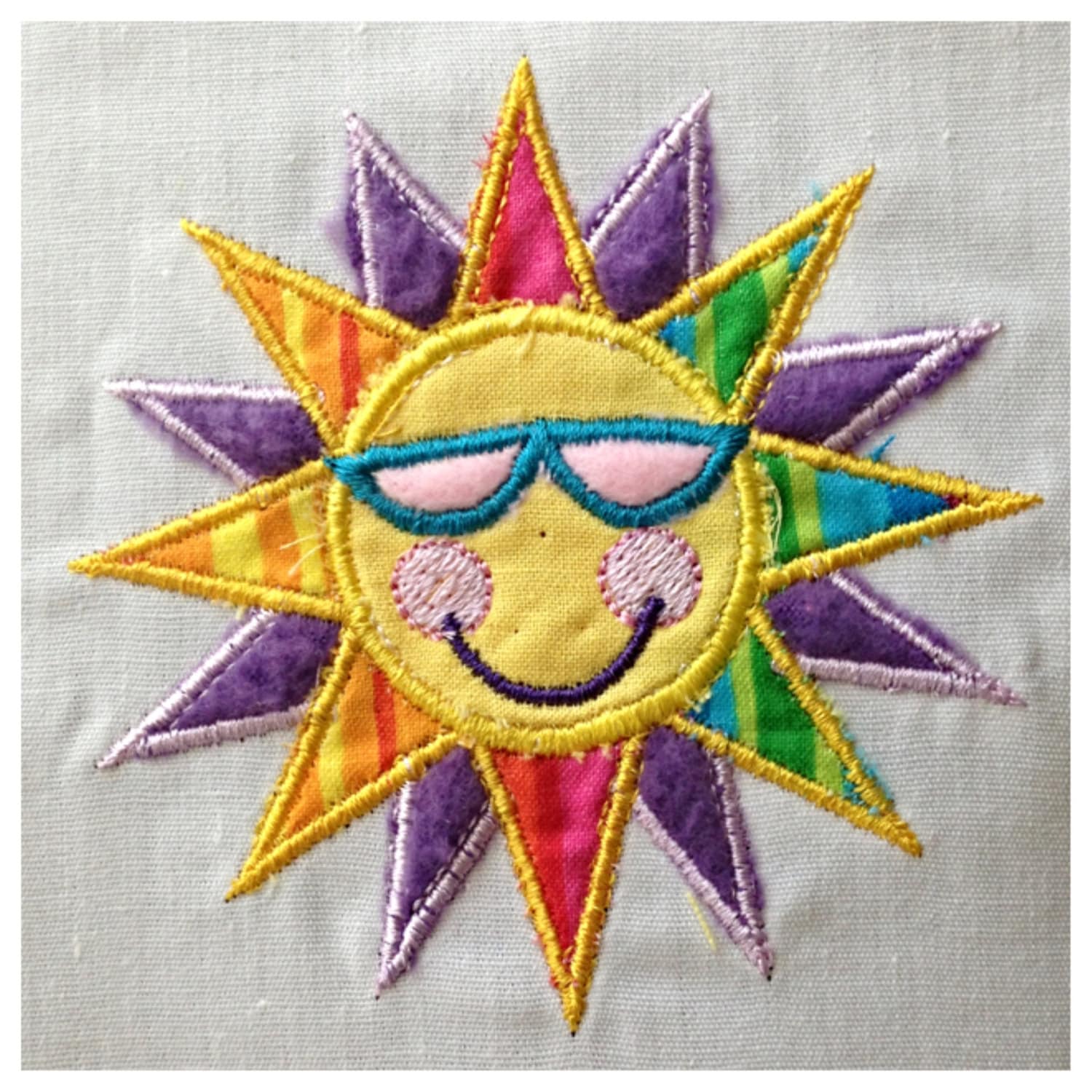 Sun Applique ---INSTANT DOWNLOAD--- - Etsy