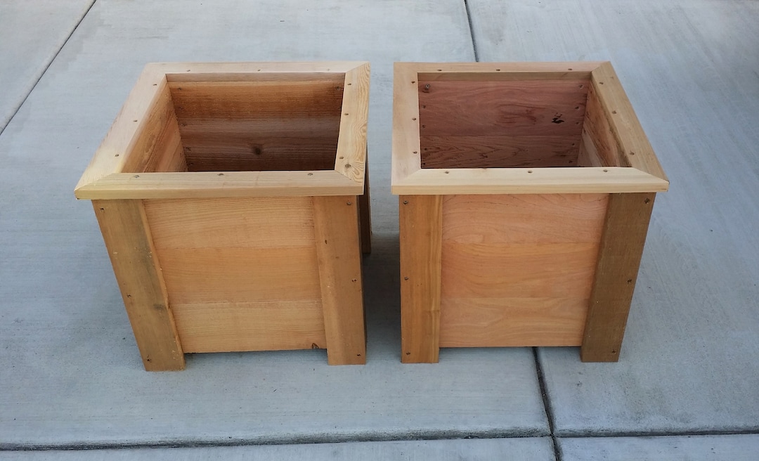 Cedar Planter Box Plans: Step-by-step DIY (PDF Download) - Etsy