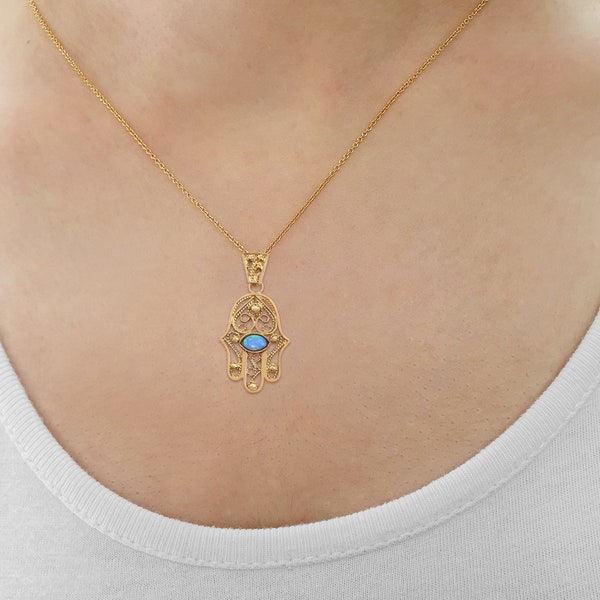 Hamsa Pendant - Etsy