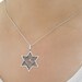 Sterling Silver Filigree Jewish Star of David Pendant - Etsy