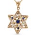 14K Gold Jewish Star of David Judaica Necklace - Etsy
