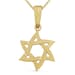 Small 14K Gold Star of David Pendant - Etsy