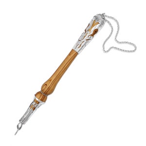 Sterling Silver Olive Wood Torah Pointer,silver Yad Torah,jewish ...