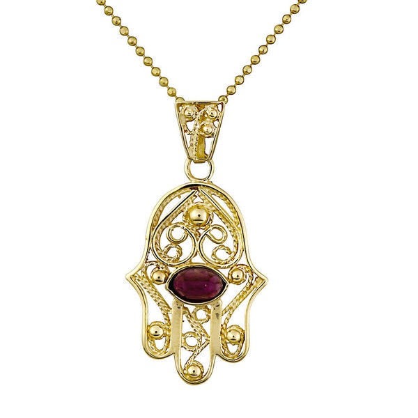 Hamsa Necklace - Etsy