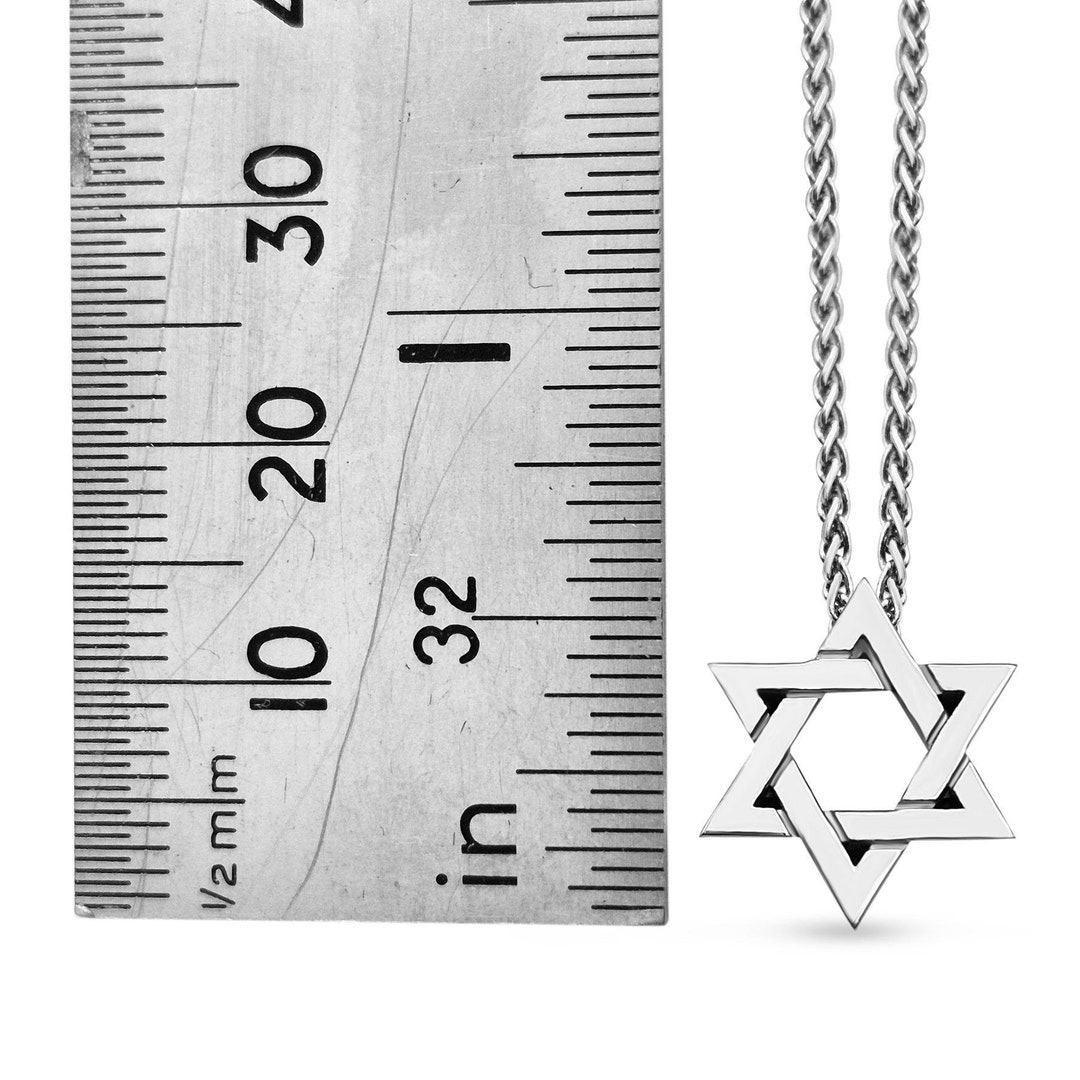 Sterling Silver Jewish Star of David Israeli Classic Magen David ...