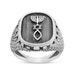 Sterling Silver Messianic Seal of Jerusalem Ring, Grafted-in Symbol ...