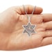 Sterling Silver Filigree Jewish Star of David Pendant - Etsy