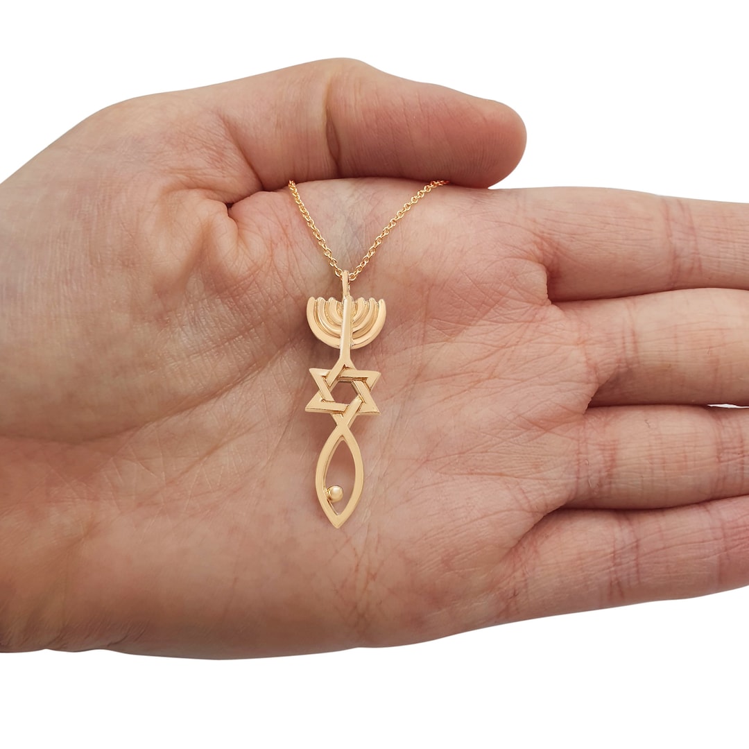 Gold Grafted-in Messianic Seal Pendant - Etsy