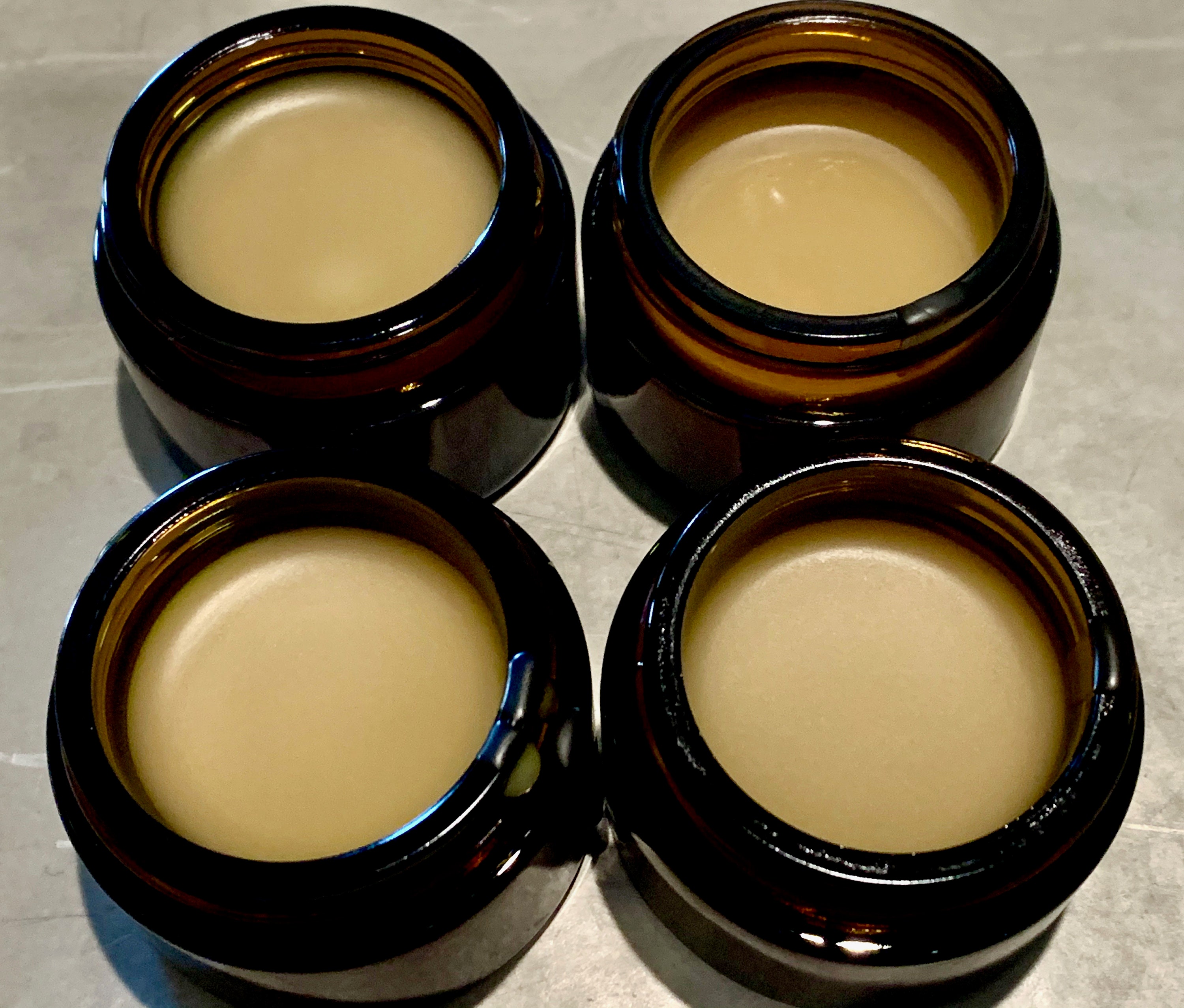 Lip Balm - Amber Glass Jar - Etsy