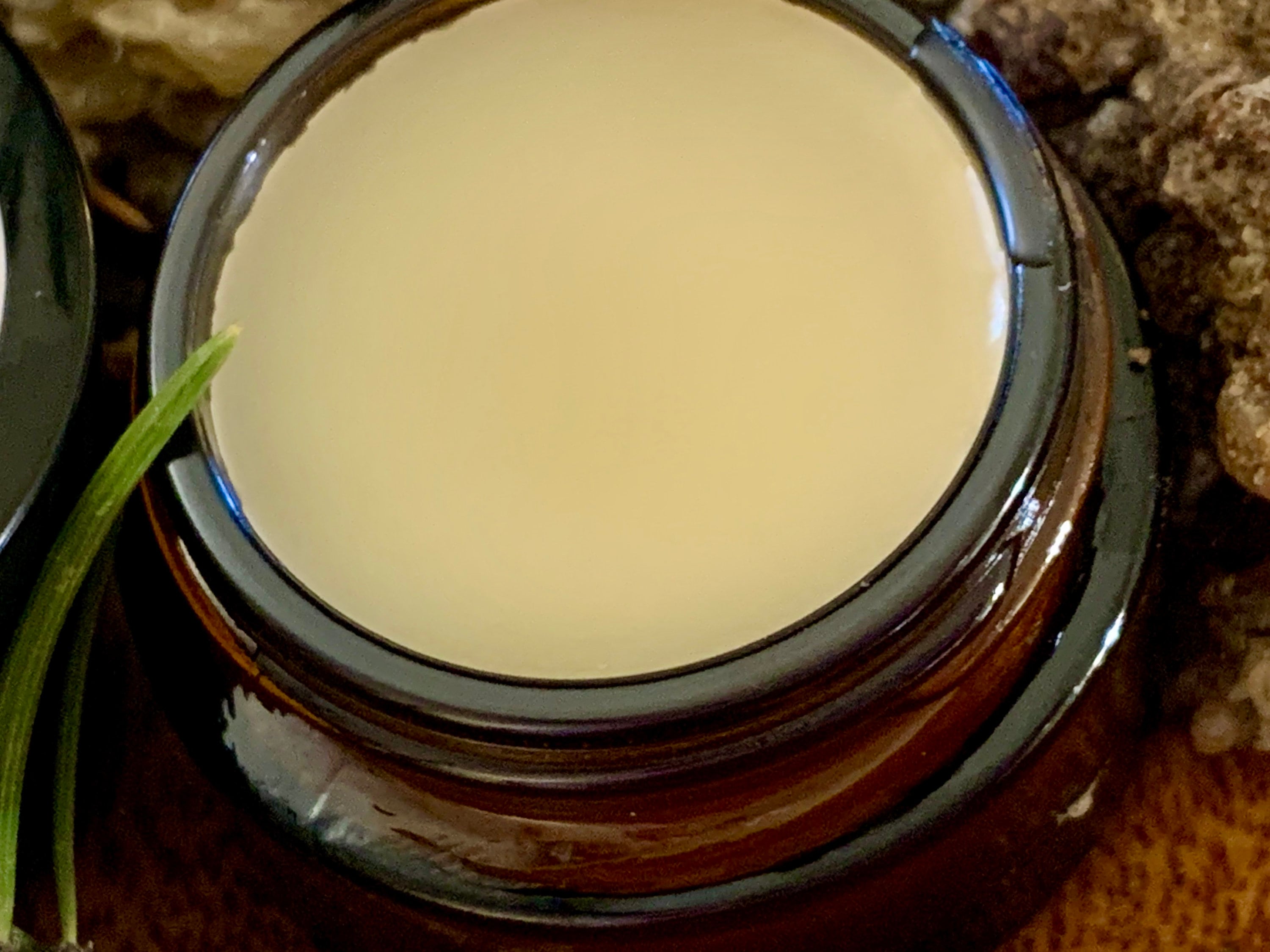 Lip Balm - Amber Glass Jar - Etsy