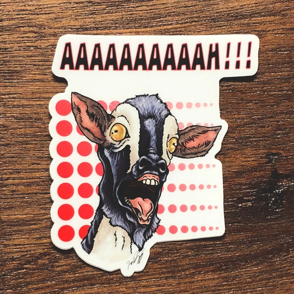 Screaming Goat Sticker - Etsy