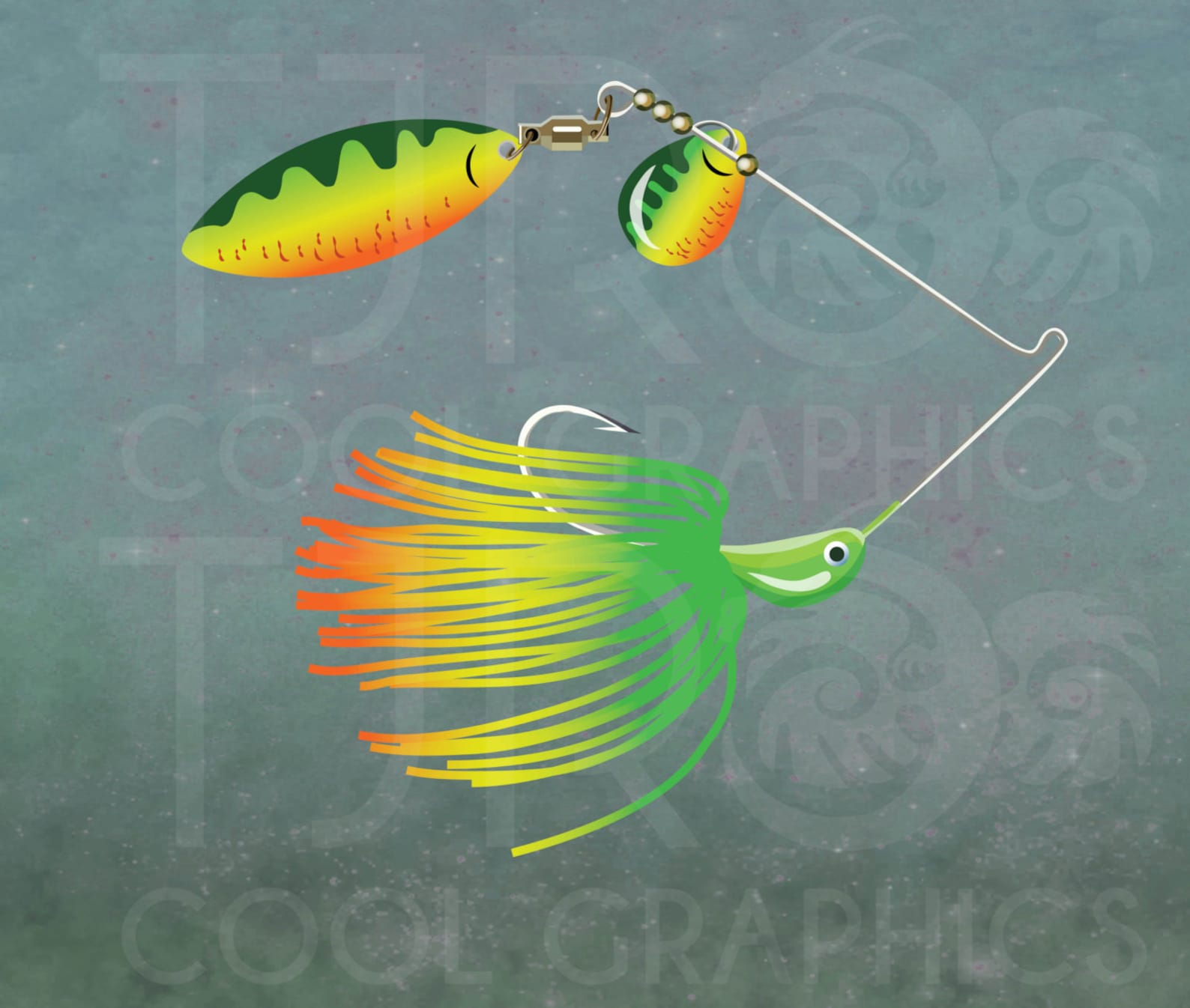 Fishing Lures Clip Art SVG Clipart Fishing Clipart Sports - Etsy