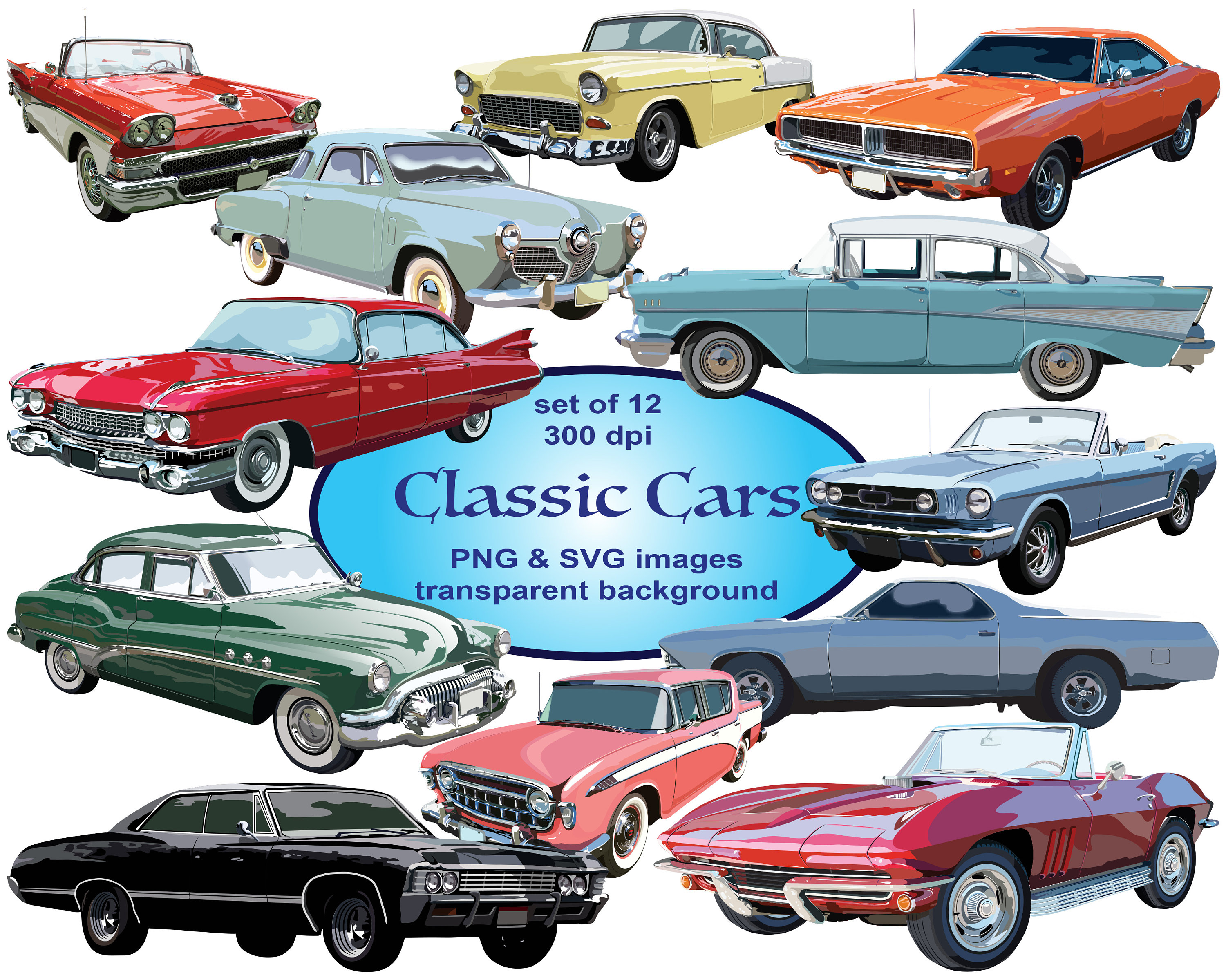 Vintage Auto Clipart