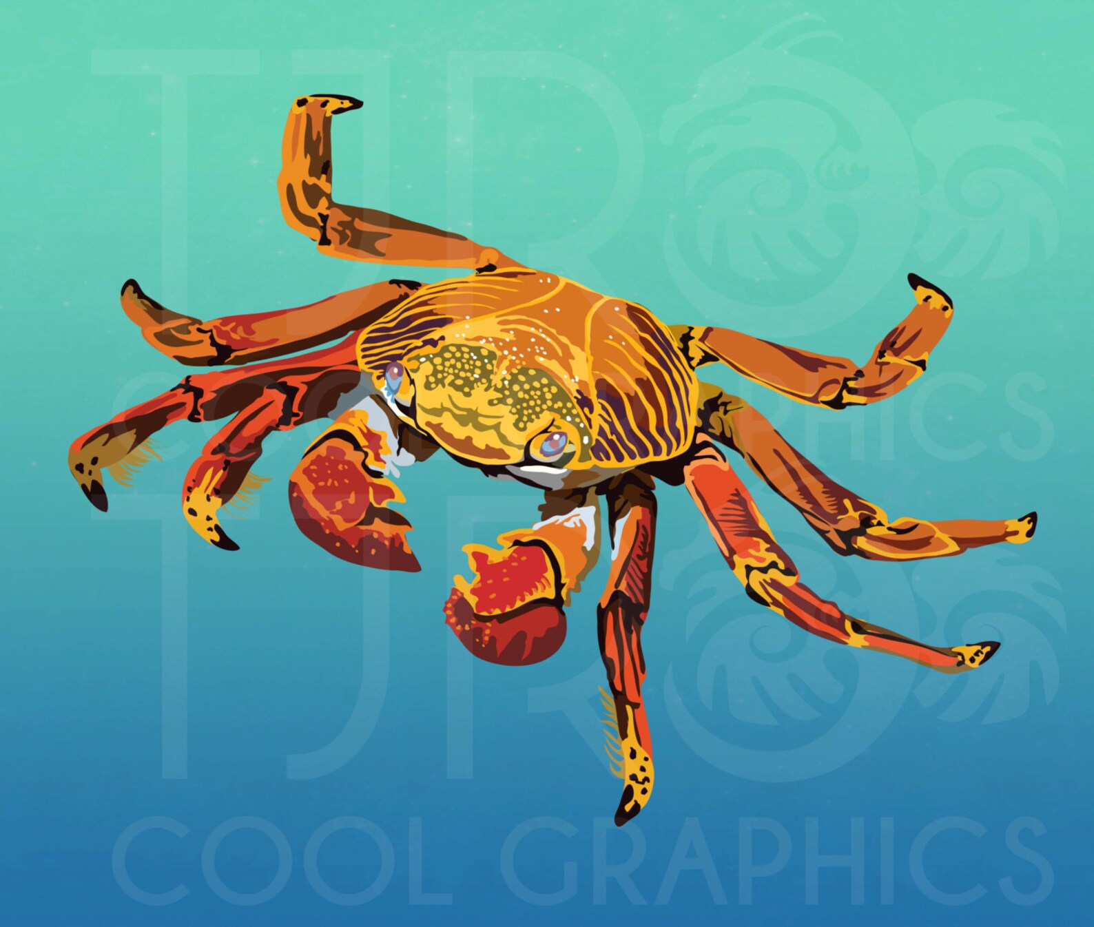 Ocean Animals Clip Art Octopus Clipart SVG Clipart PNG | Etsy