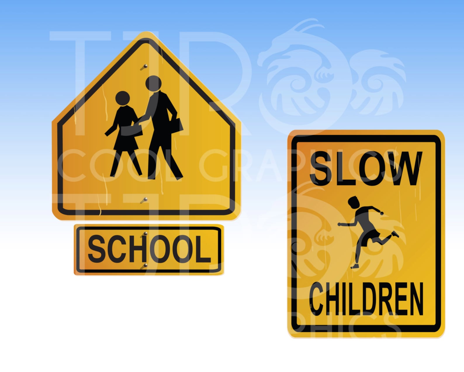 Rustic Road Signs Clipart SVG Clipart Construction Clip Art - Etsy