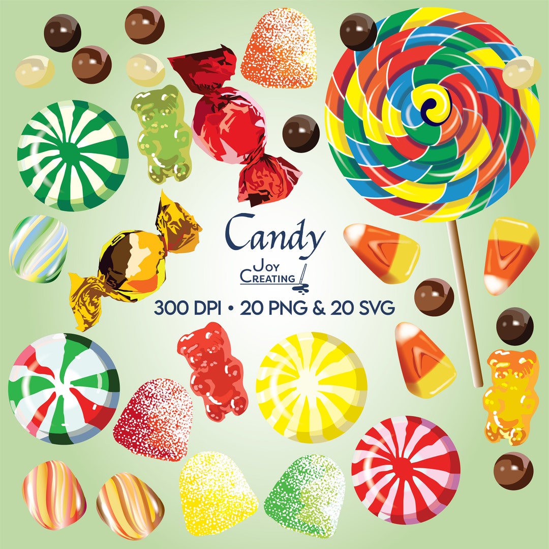Candy Clip Art, Food Clipart, SVG Clip Art, Halloween Clipart ...