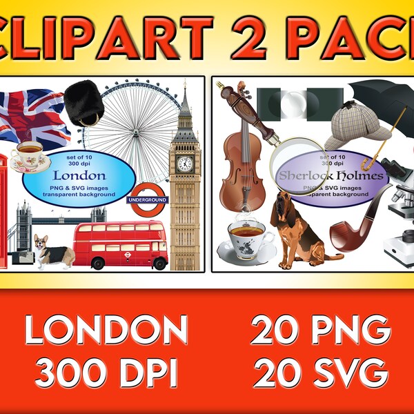 London Clip Art - Etsy