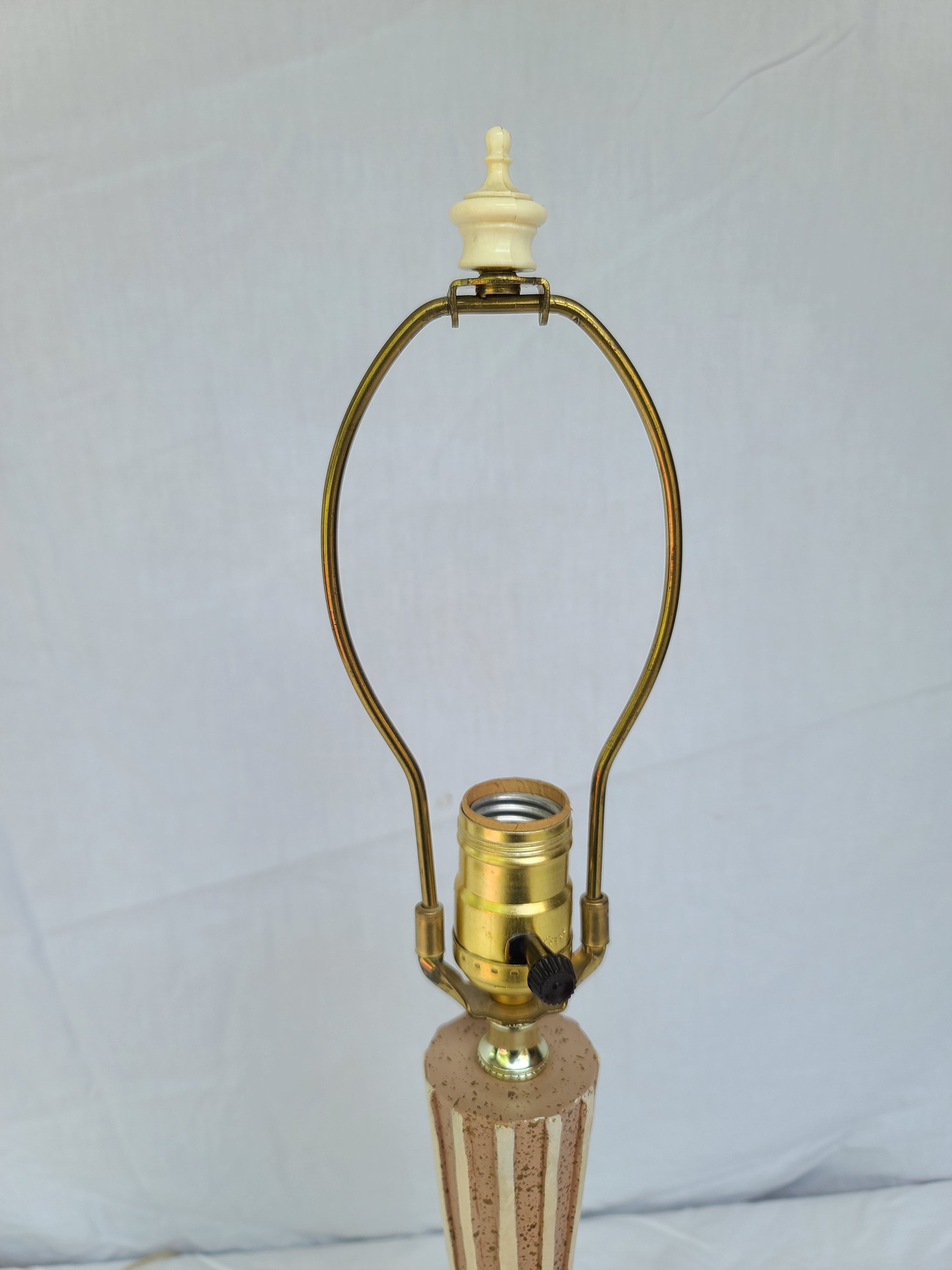 Vintage Mid Century Modern FAIP Chalkware Lamp Light Genie Bottle MCM ...