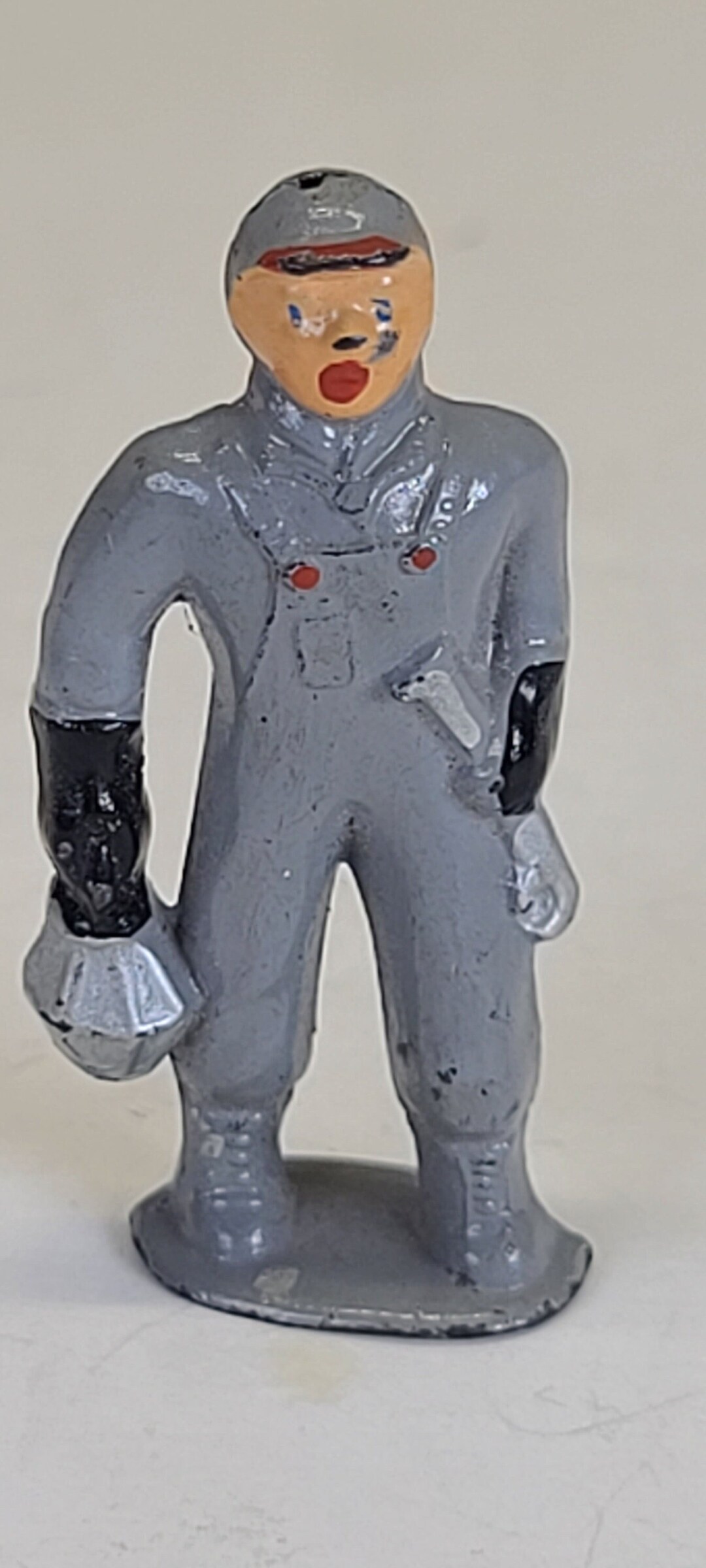 Vintage Lead Toy Figurine Miniature Metal Barclay Manoil Train Engineer ...