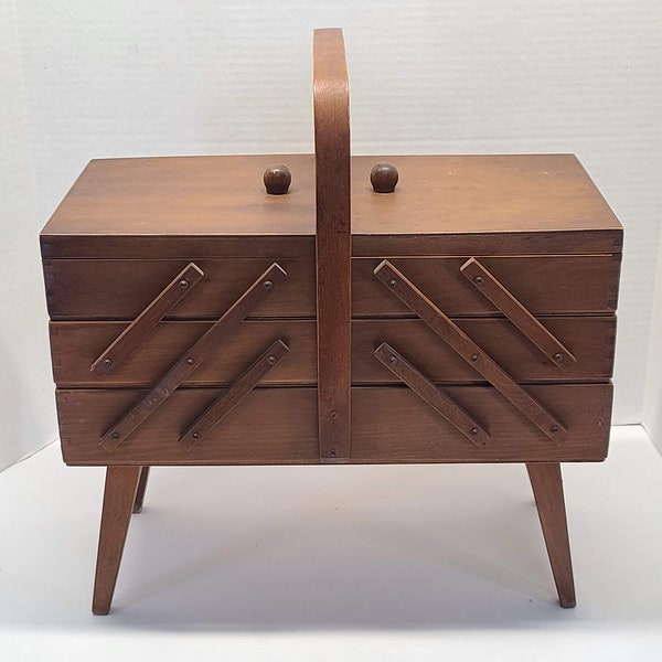 Wooden Sewing Box - Etsy