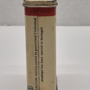 Vintage 1930's Advertising AMERICAN WHITE CROSS Bandage Tin Canco ...