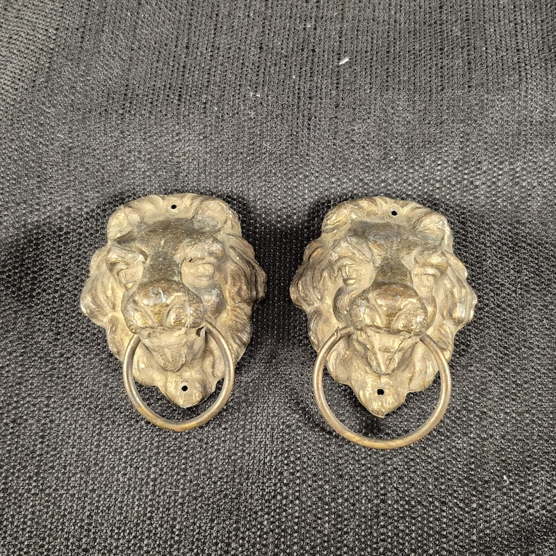 Lion Knocker Drawer Pull - Etsy