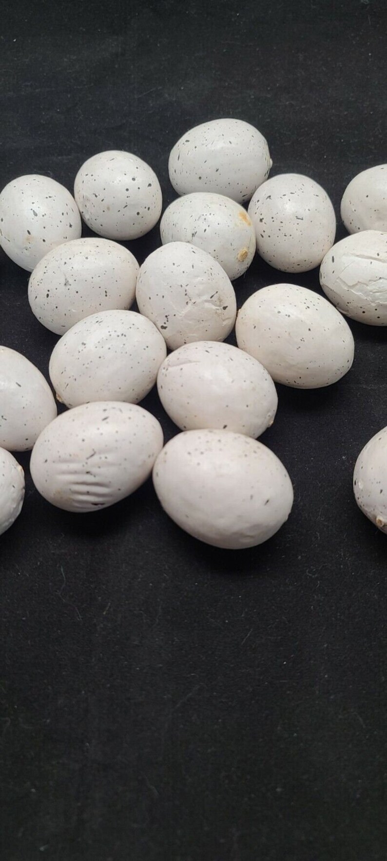 Vintage 1940s 1950s Speckled Styrofoam Foam Easter Eggs Decoration for ...