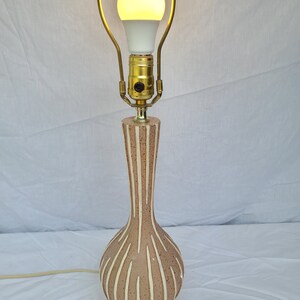 Vintage Mid Century Modern FAIP Chalkware Lamp Light Genie Bottle MCM ...