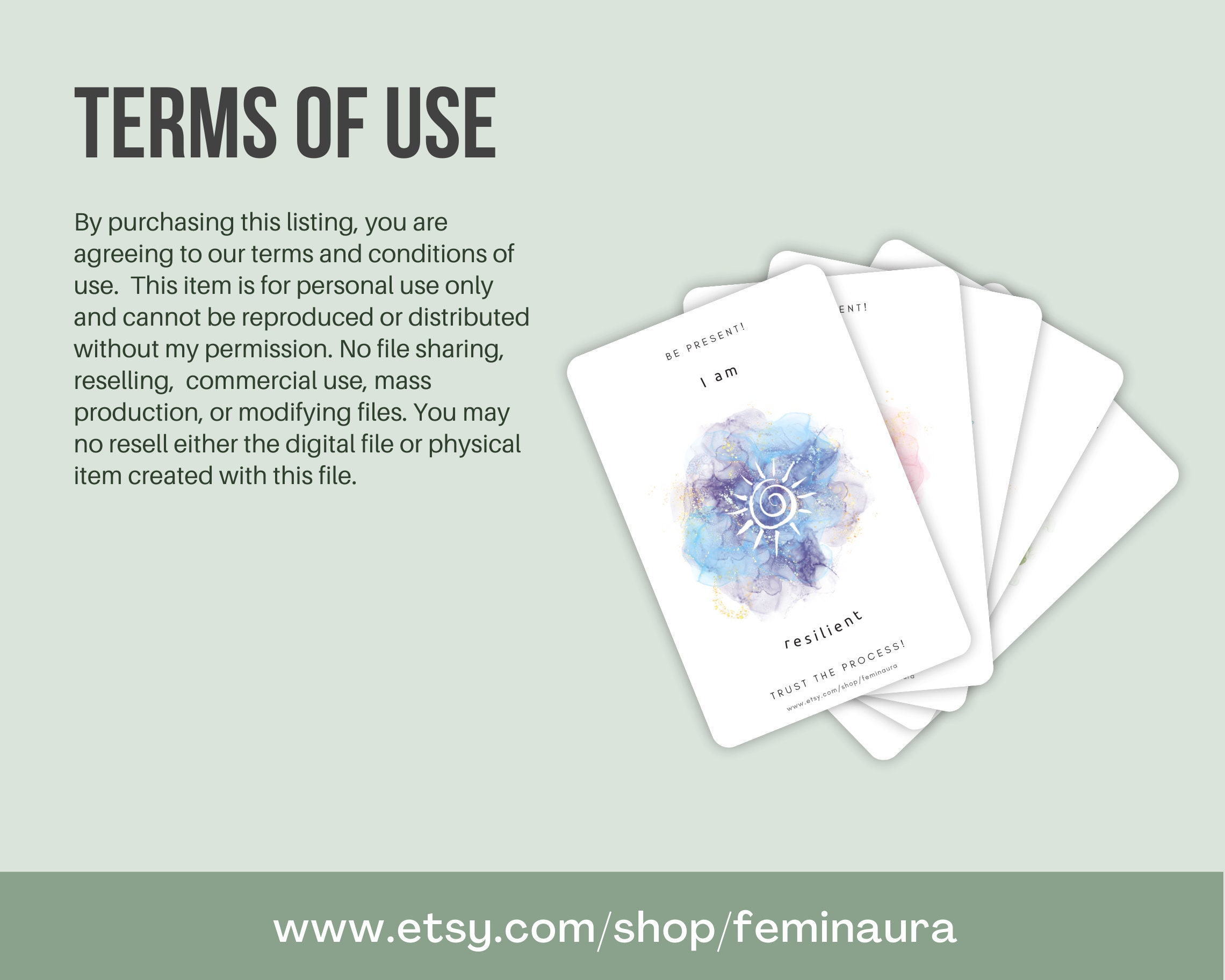 Personal Mantra Cards Yoga Cards Meditation Cards Self Discovery Cards ...