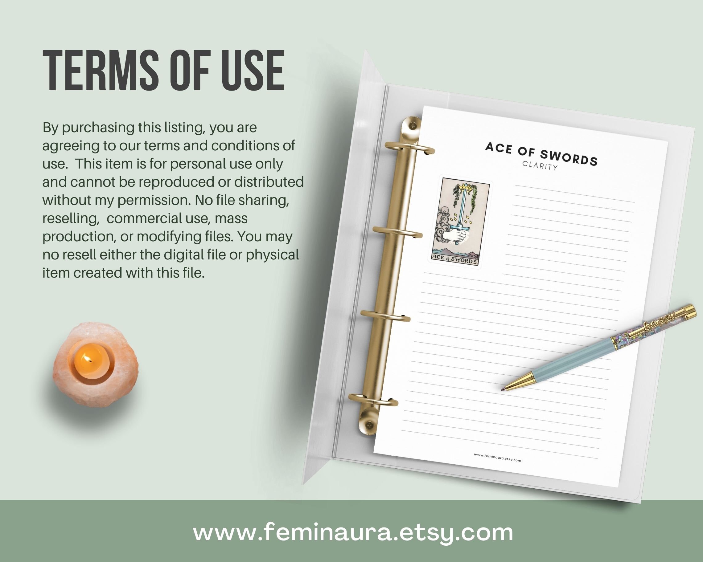 Tarot Notes Pages | Printable Tarot Binder | Tarot Journaling | DIY ...