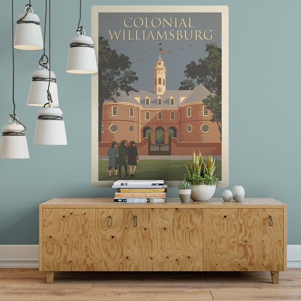Colonial Wall Mural - Etsy