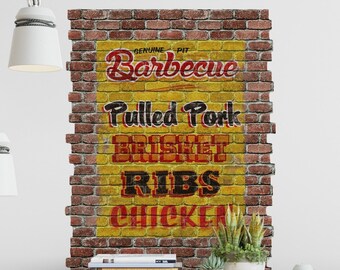 Bbq Vinyl Decal - Etsy