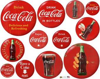 Red Coca Cola Decal | Etsy