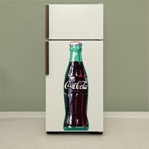 Wall Decal: Coca-cola Green Contour Bottle, Officially Licensed by Coca ...